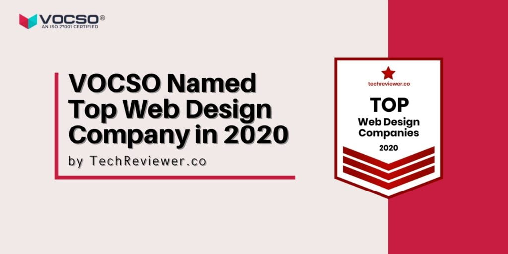 VOCSO Named Top Web Design Company in 2020 by TechReviewer.co