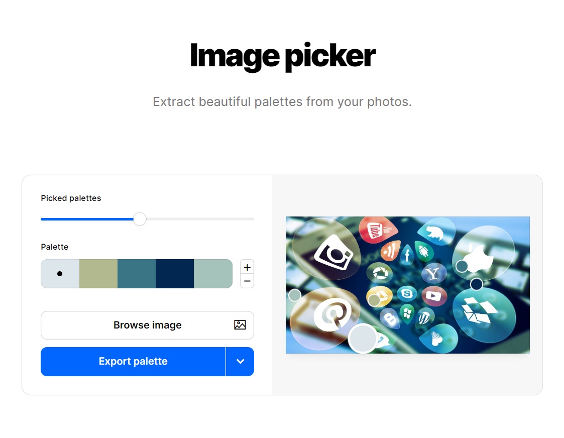 Best Color Palette Generators from Images - VOCSO